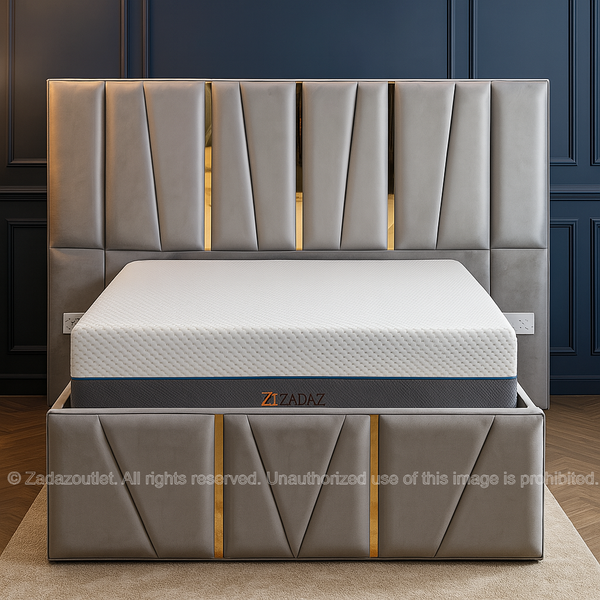 Maryland Bed Frame With Side Panels In Trim Finishing – Zadaz